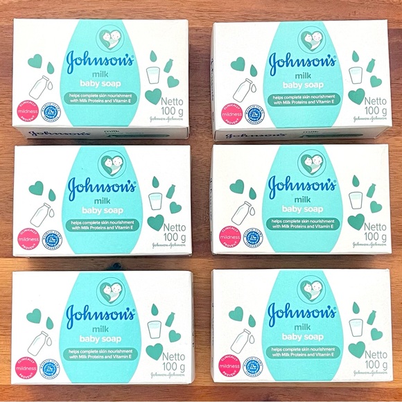 Johnson’s | Bath | Johnsons Baby Soap Bar 6 Milk Proteins Vitamin E ...